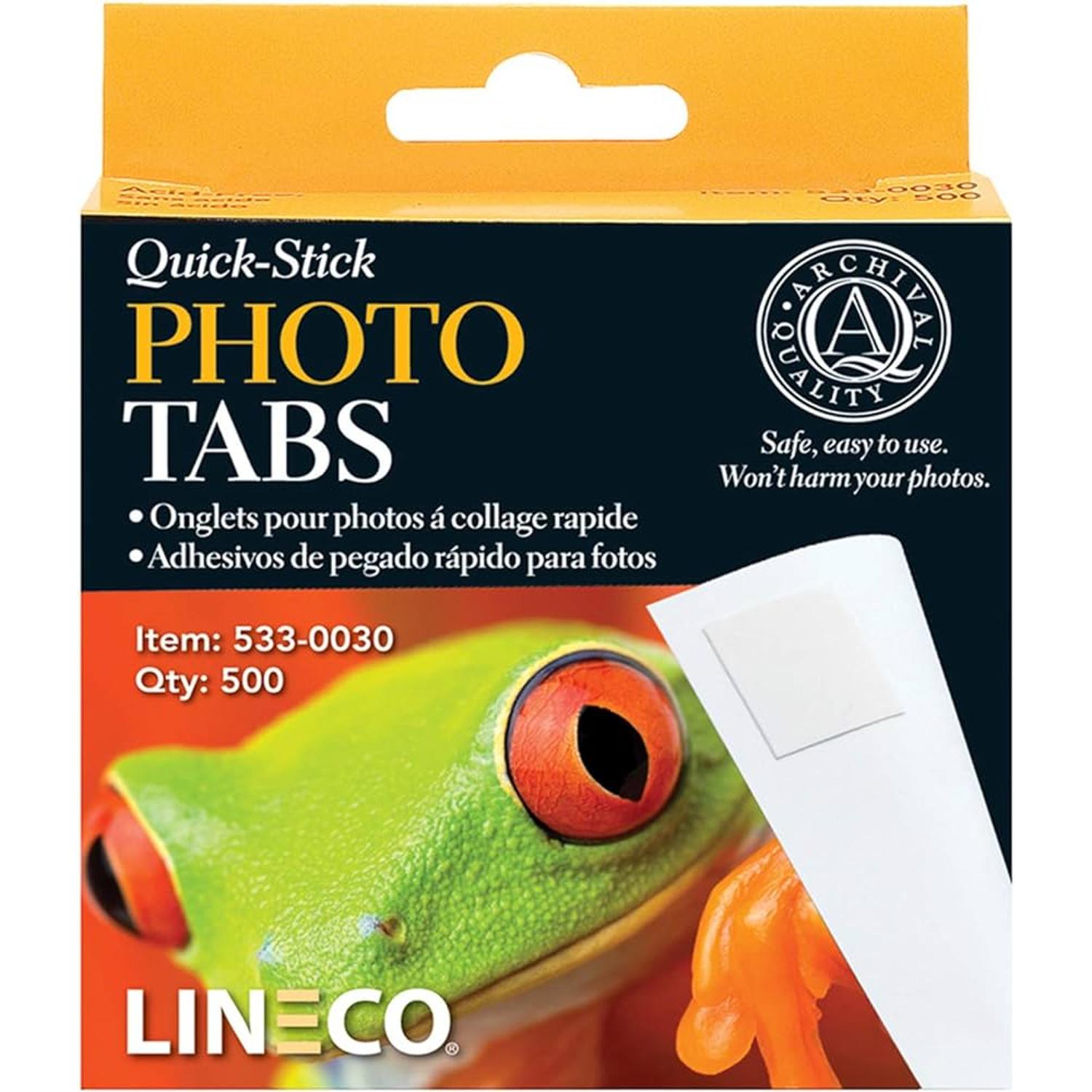 Lineco Self Adhesive Photo Mounting Tabs (500 Pack) – Go Hardware