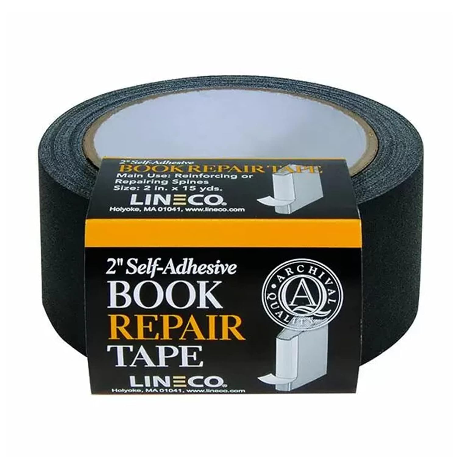 Lineco Book Repair Tape 5cm x 4.5m Self Adhesive Black – Go Hardware