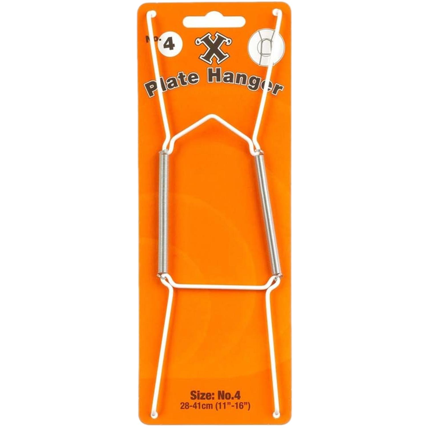 Wall Plate Hanger Extra Large 28-41cm X Hooks No. 4 – Go Hardware