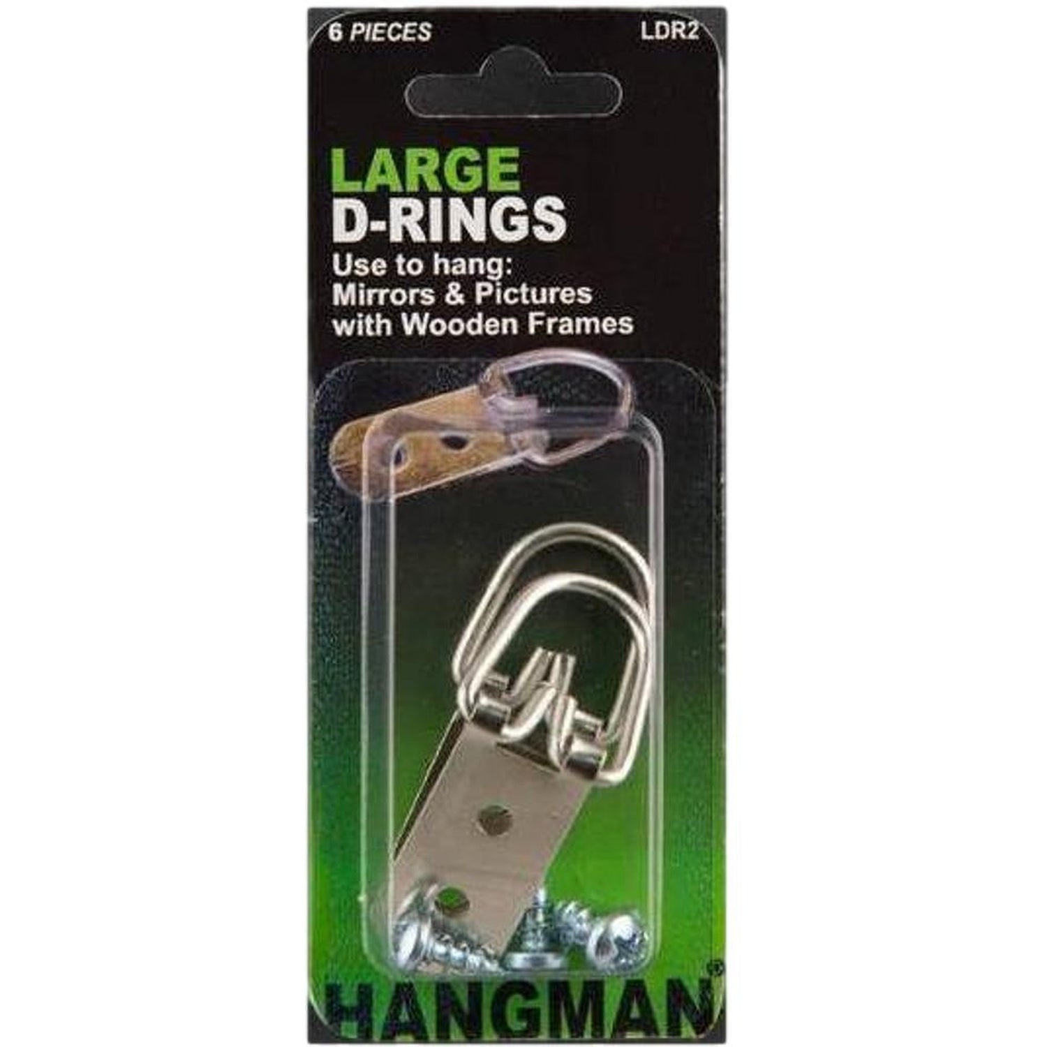 Hangman Large D-Rings (2 Pack) – Go Hardware