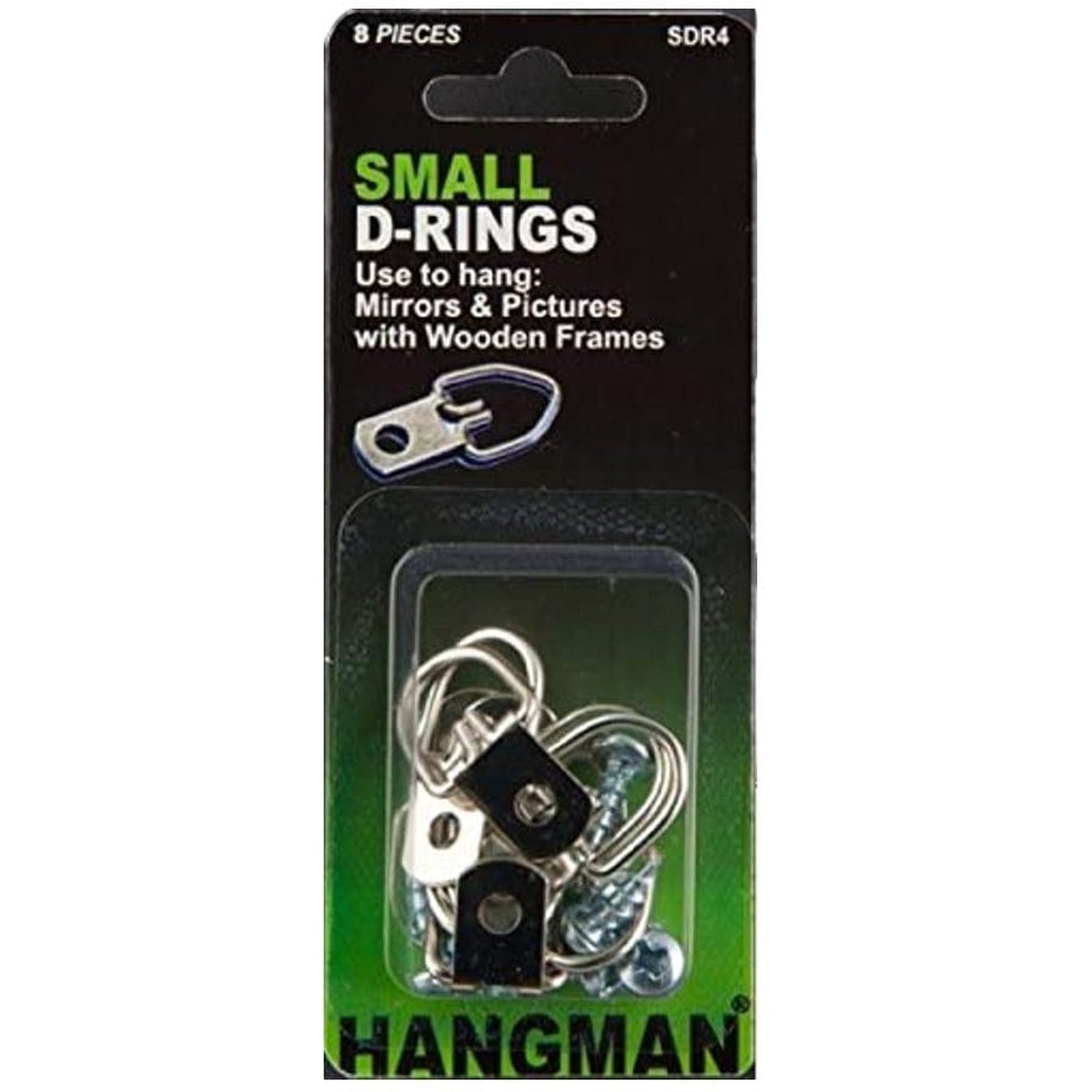 Hangman Picture Frame D Rings 4 Pack – Go Hardware