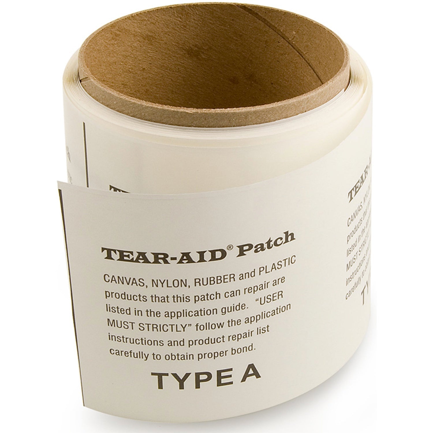 Tear Aid Type A 3" x 5ft Roll (75mm x 1.5m) Fabric Repair For Tents, C ...